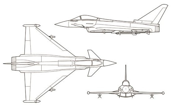 Eurofighter Typhoon Blueprint Eurofighter Typhoon Blueprint